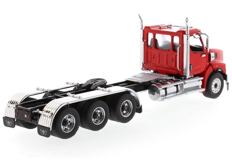 DieCast Masters Red Western Star 49X SB Tridem Tractor Viper red 71085 ...