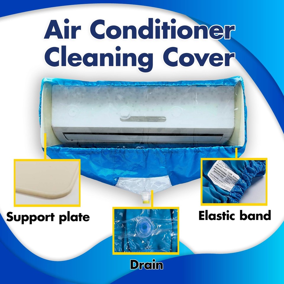 HVAC Guys Mini Split Cleaning Bag Kit | Air Conditioner Cleaning Cover ...
