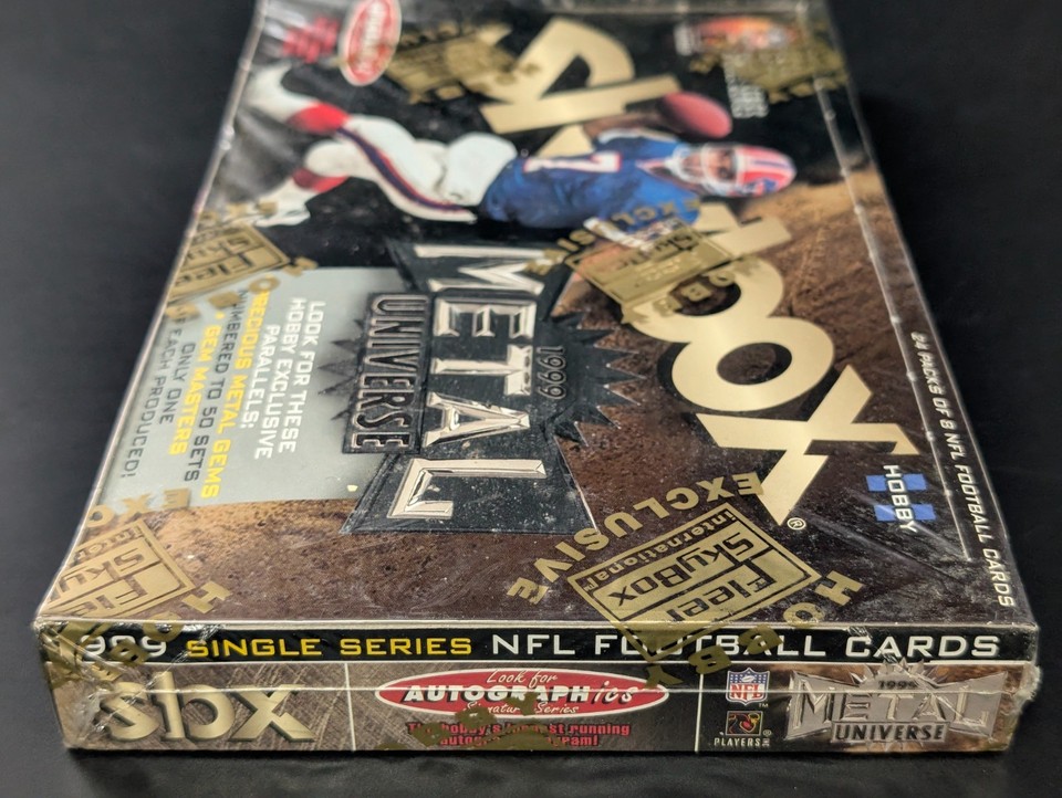 1999 Skybox Metal Universe Football Unopened Factory Sealed Hobby Box ...