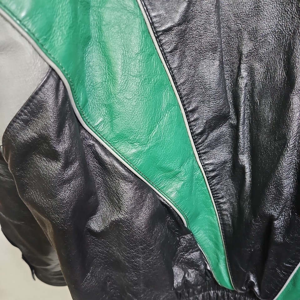 MUST SEE Vintage Philadelphia Eagles Pro Player Daniel Young LEATHER ...