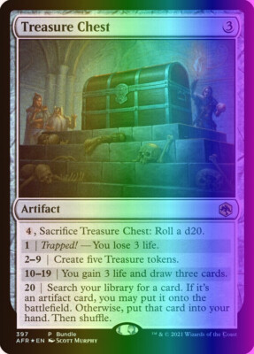 MTG Treasure Chest (397/518) Adventures in the Forgotten Realms NM FOIL ...