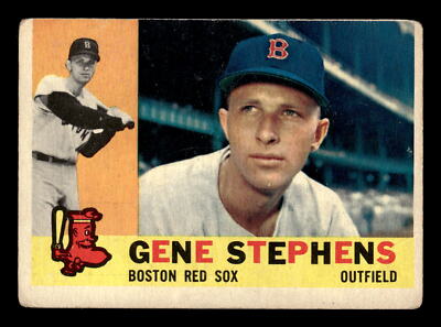 Gene Stephens 1960 Topps #363 Boston Red Sox GD-VG | eBay