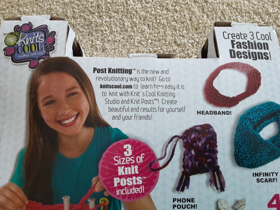 Knit's Cool Knitting Studio Kit By Spin Master NEW | eBay
