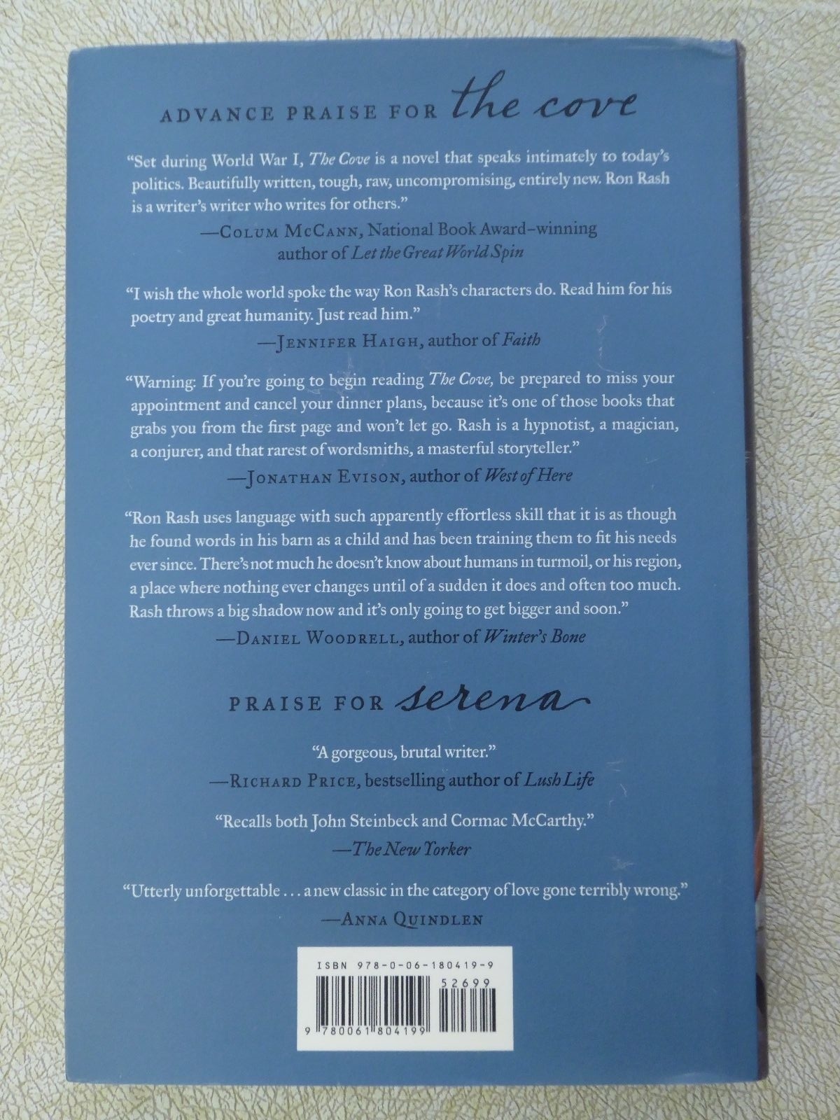 The Cove by Ron Rash (2012, Hardcover) 9780061804199| eBay