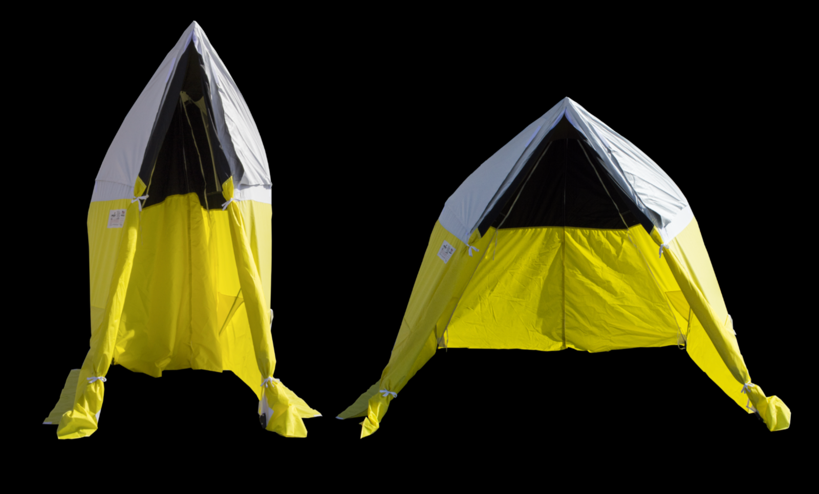 Pelsue 6705 Fiber To The Home Tent, White/Black Upper, 6'W x 6'L x 7'H ...