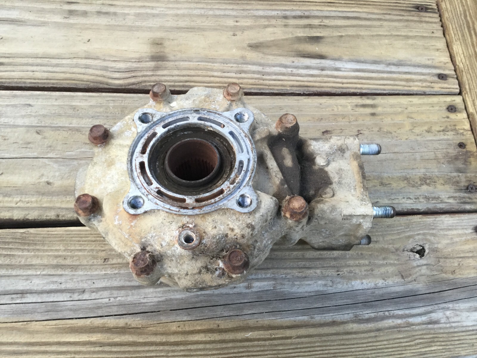 1993 93 Honda trx300 trx 300 fourtrax rear differential diff axle drive ...
