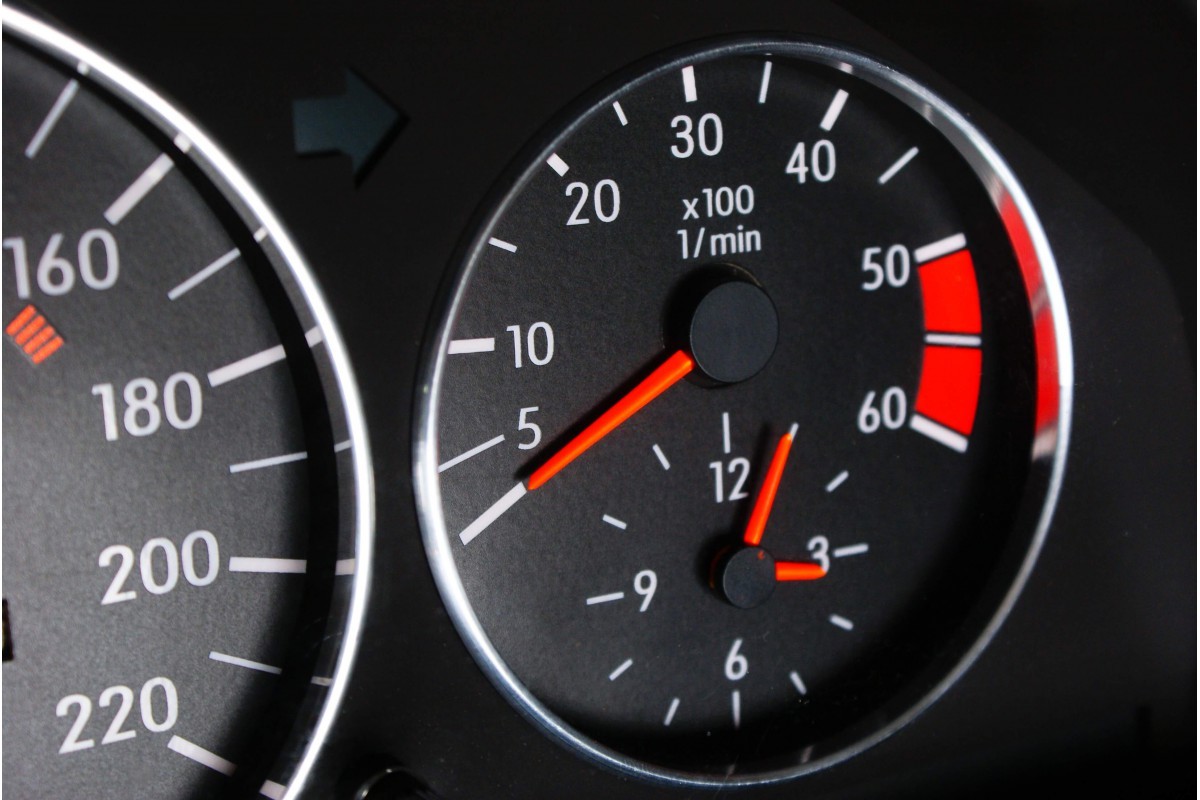 Mercedes W124 design 2 glow gauge plasma dials speedometer glow shift ...