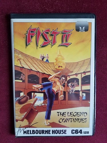 Fist II Exploding fist 2 commodore 64 C64 Melbourne house floppy disk ...