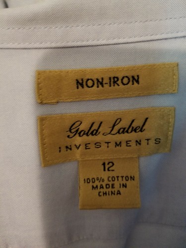 Gold Label Investments Ladies No Iron Button front Shirt, Size 12 | eBay