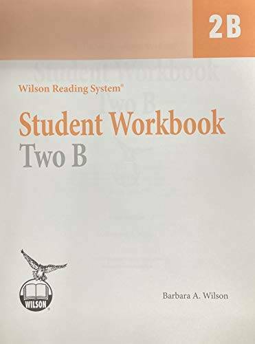 Wilson Reading System - Student Workbook Two B - Paperback - GOOD ...