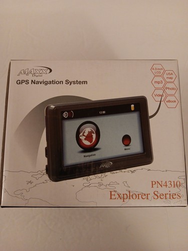 Maxx Digital PN4310 Explorer Series GPS Navigation / Portable Media ...