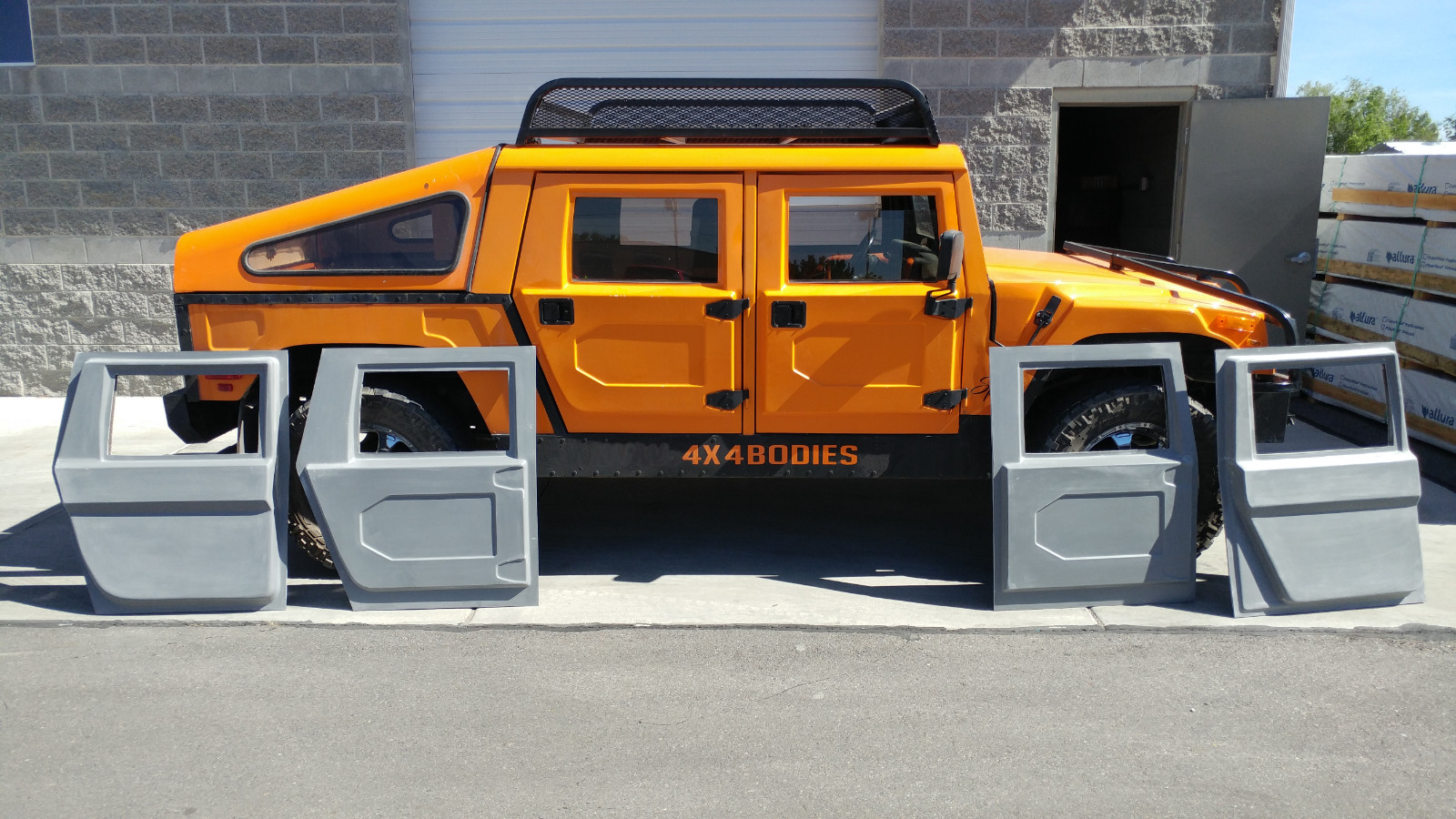 New Hard Doors for HMMWV Hummer H1 M998 | Grelly USA