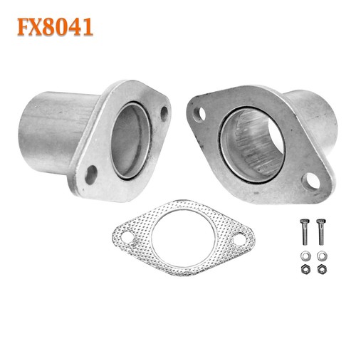 FX8041 2 1/8" Semi Direct Fit Exhaust Muffler Pipe Flange Repair Kit w ...