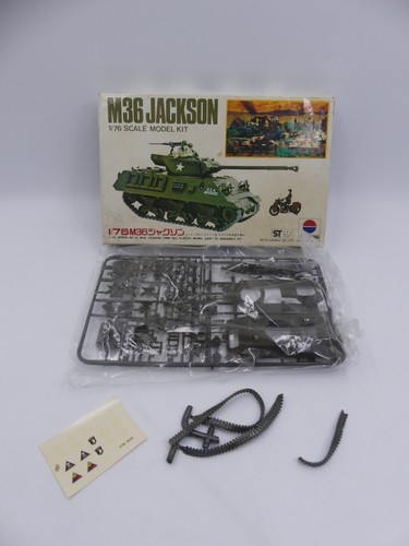 Nitto Kagaku Military Model Kit, M36 JACKSON U.S. ARMY TANK 1:76 MODEL ...