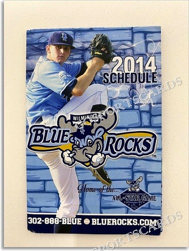 2014 Wilmington Blue Rocks Pocket Schedule Royals Minor Baseball B | eBay