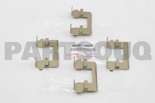 0494728070 Genuine Toyota FITTING KIT, DISC BRAKE, FRONT 04947-28070 | eBay