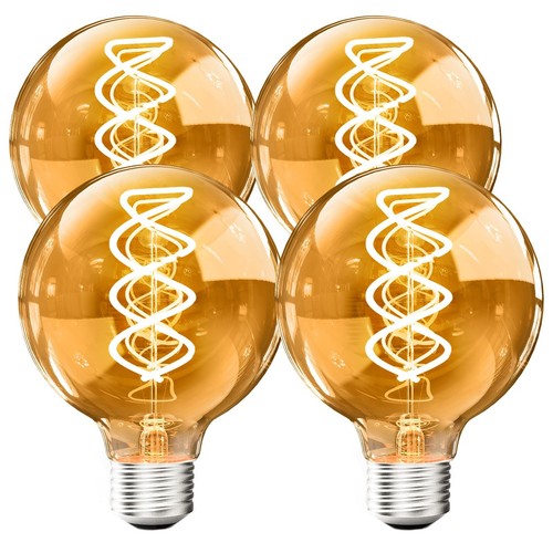 G80 Vintage Edison Light Bulbs Dimmable 4W (40W Equivalent) Led ...
