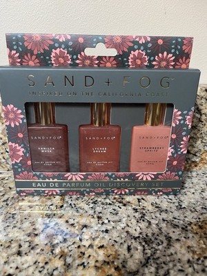 Sand + Fog Eau de Parfum Oil Discovery Set Strawberry Spritz Lychee ...