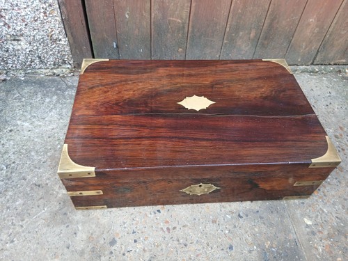 antique writing slope ,some inside bits missing 16 inches long | eBay UK