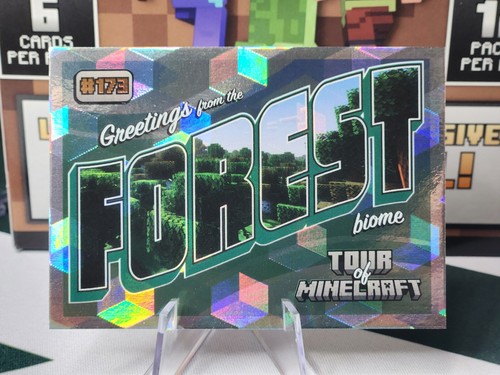 2024 Panini Minecraft - Tour Minecraft Cubic Foil - #173 Forest Biome ...