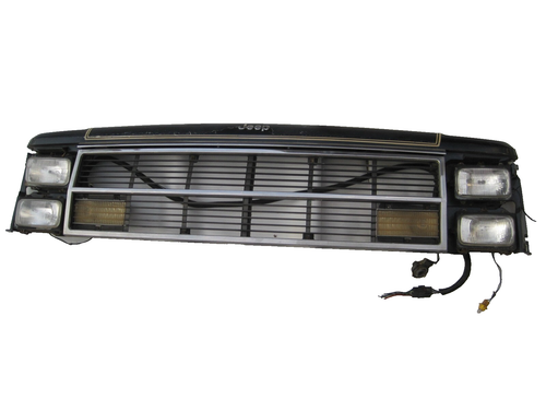 1987-1990 Jeep FSJ J10 J20 Wagoneer Limited front header panel grill ...