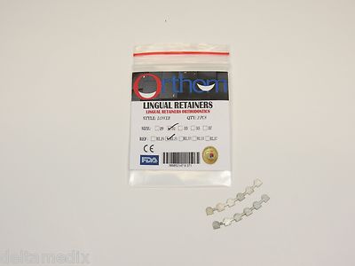 Dental Orthodontic Lingual Retainer Bonding # 31 Lower 3-3 With Mesh ...