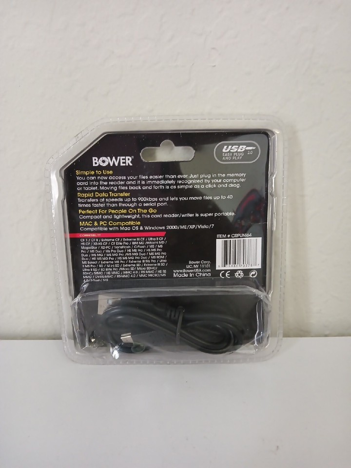 Bower 60-in-1 Universal USB 2.0 Multi-Card Reader and Writer | eBay