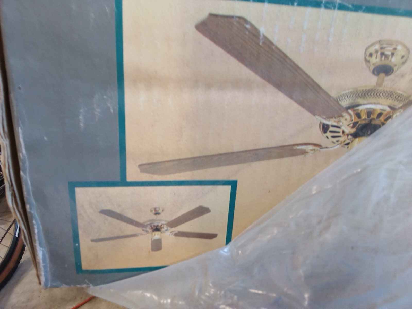 Harbor Breeze 52 Polished Brass Ceiling Fan | Shelly Lighting