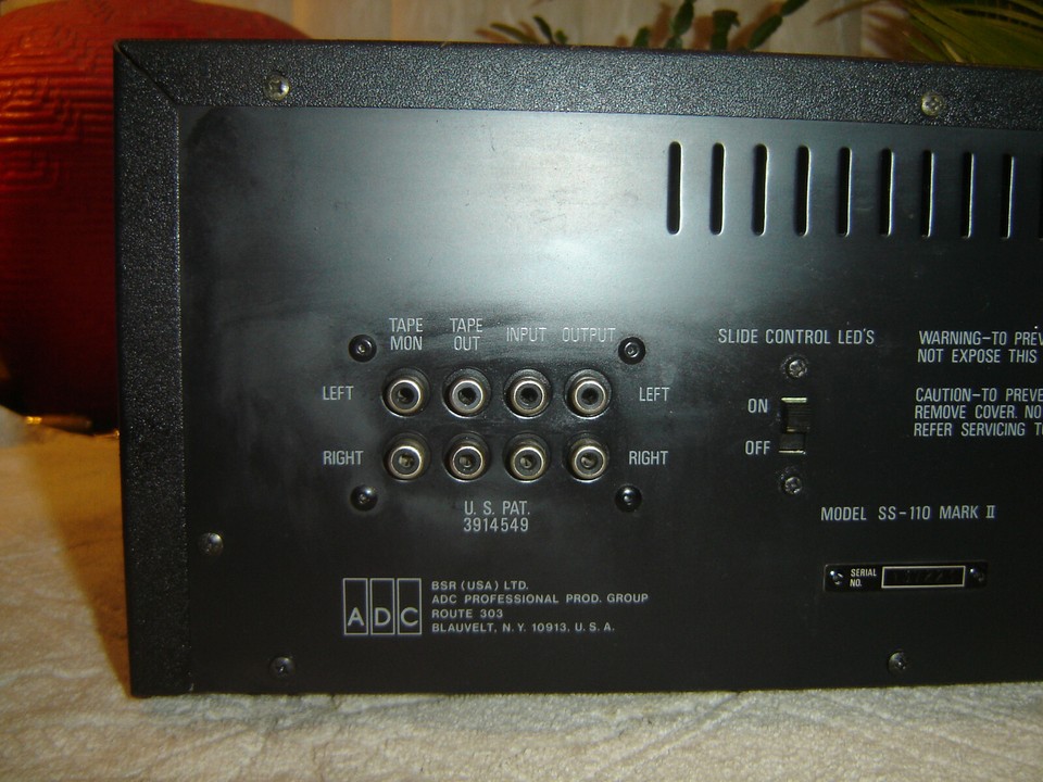 ADC SS-110 Mark II, Sound Shaper, Stereo 10 Band Graphic Equalizer, Eq ...