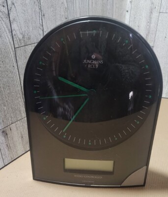 Junghans Mega Radio Controlled Clock 308/0106.00 US Time Zones | eBay