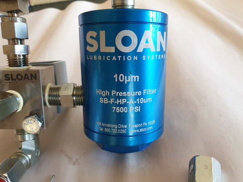 SLOAN SB-G-3000 SB-F-HP-A-10 GAUGE ASSEMBLY AND HIGH PRESSURE ...