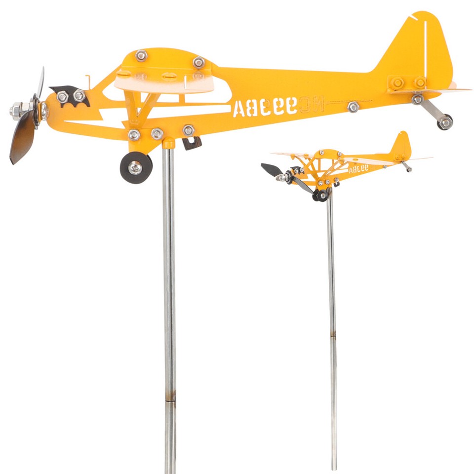 Wind Spinner Windmill Wind Catchers Sculpture Airplane Weathervane Wind ...