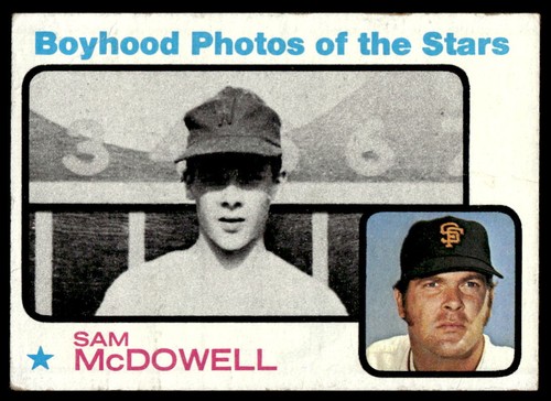 1973 Topps Sam McDowell #342 San Francisco Giants | eBay