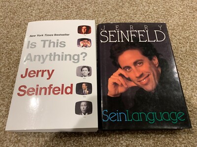 Jerry Seinfeld - Sein Language (RARE First Edition) & Is This Anything ...