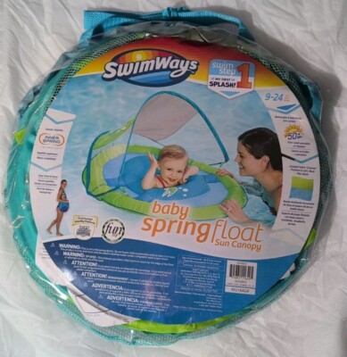 Swimways Baby Spring Float Sun Canopy. Ages 9 To 24 Months | eBay