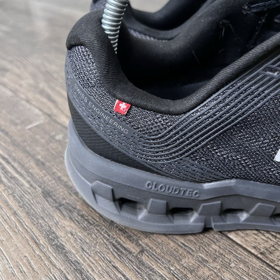 On Cloud Cloudgo Mens Size 8.5 Black Eclipse 55.98639 Running Gym Shoes CloudTec | eBay