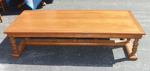 Large Solid Oak Coffee Table (CT-288) | eBay UK