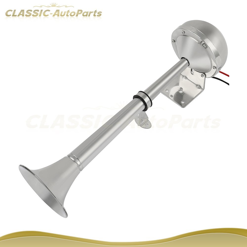 1 X Marine Grade 304 Single Trumpet Chrome Plated Electric Train Ship ...
