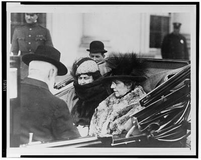 Edith Wilson,Florence Harding,open automobile,1921,inauguration of ...