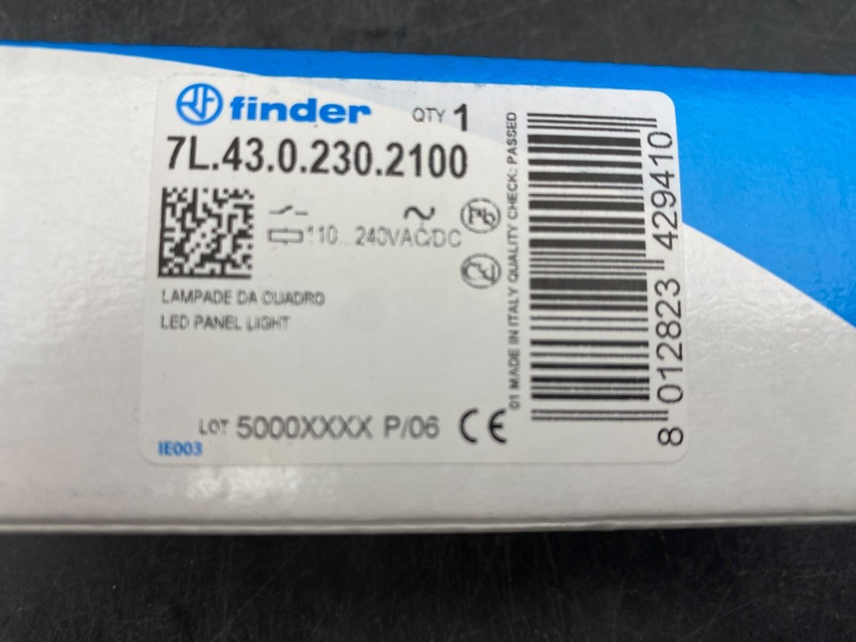 FINDER 7L.43.0.230.2100 7L4302302100 LED Panel Light | eBay