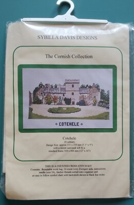 Sybilla Davis Designs: "The Cornish Collection " Cross Stitch Kit (Cothele) | eBay
