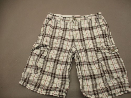 EXPRESS Size 30 Mens Multicolor Drawstring Zip Fly Pockets Cargo Shorts ...