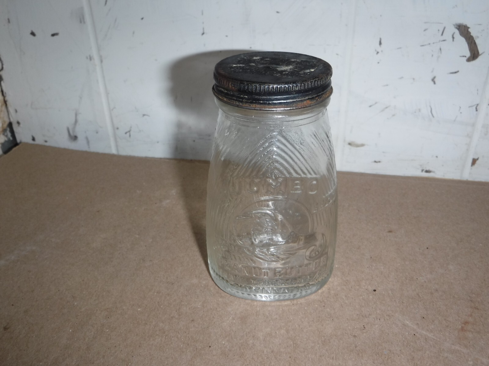 Jumbo Peanut Butter 5 1/2 oz Jar Frank Tea & Spice Co Cincinnati Ohio + lid | eBay