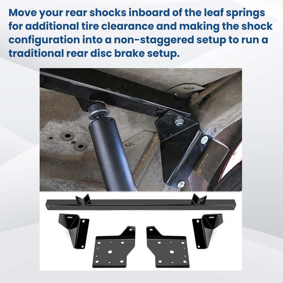 Rear Shock Relocation Kit For 1968-74 Nova 1967-69 Chevy Camaro Pontiac ...