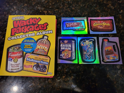 2006 Wacky Packages Series 3 FULL COMPLETE BASE SET 55 STICKERS + 5 ...