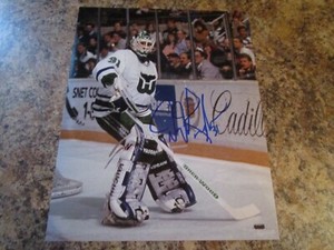 DARYL REAUGH SIGNED 8x10 MATTE PHOTO EDMONTON OILERS (C) HARTFORD ...