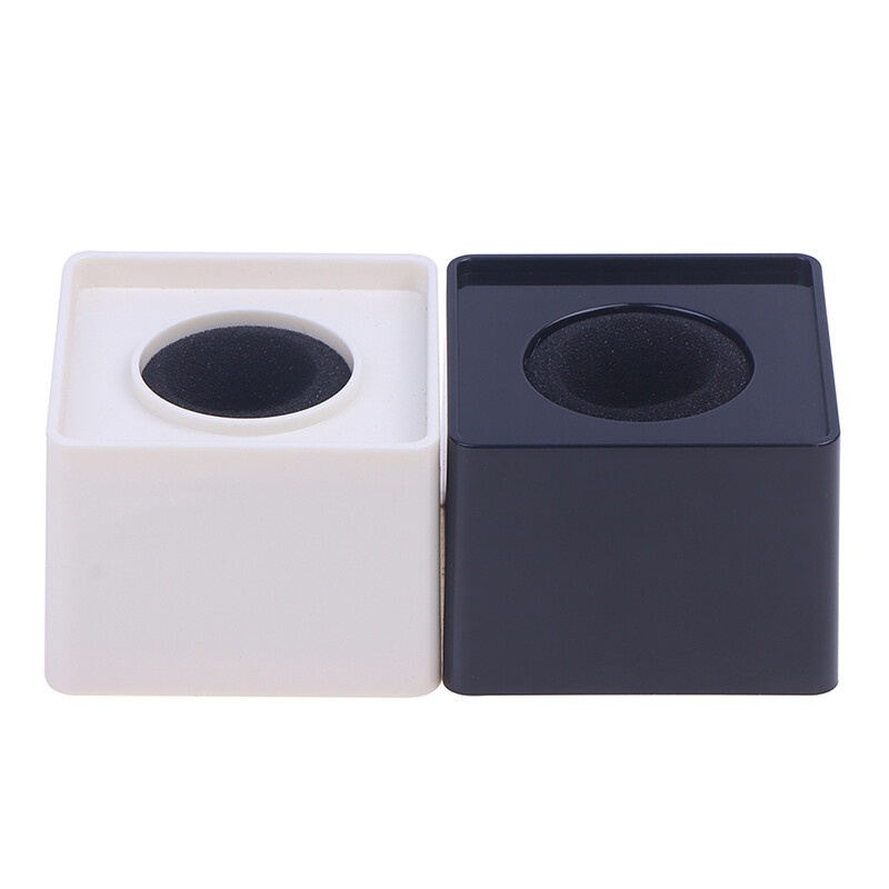 1Pc Square Microphone Flag Mic Station Cube Interview Square Box Holder ...