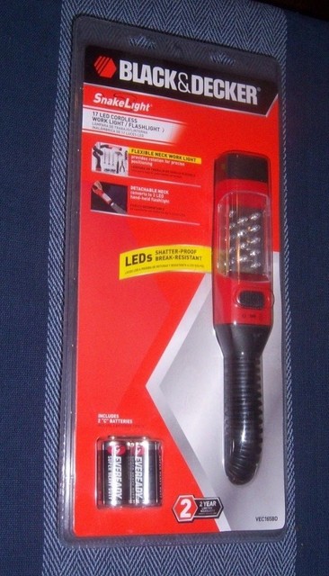 Black & Decker Flexible Mini LED SnakeLight Snake Light Flashlight ...