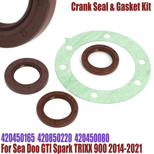 Crank Seal & Gasket Kit 420450080 For Sea Doo GTI Spark TRIXX 900 2014 ...