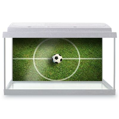 Fish Tank Background 90x45cm - Football Pitch Soccer Ball Sports Game ...